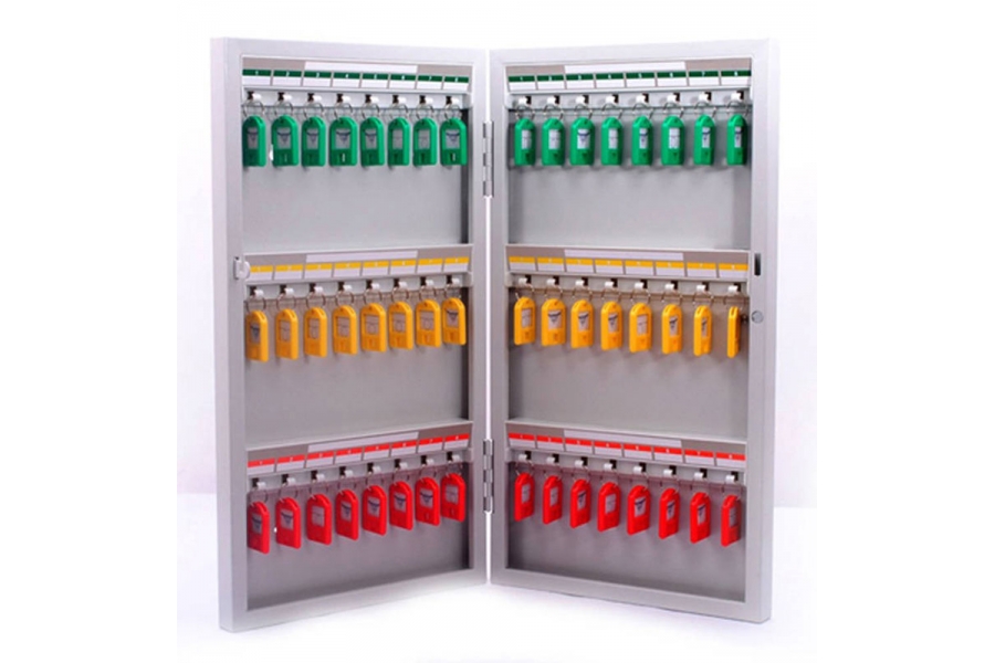 Buy Chrome Key Control Cabinet 8703 (48 Keys) - Colour Coded, Wall ...