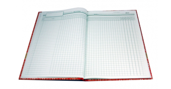 Buy Muster Roll Register 68pgs for Student and Staff Attendance online ...